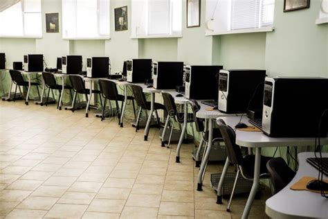 Computer Club Computer Class Stock Image Image Of Office Learning