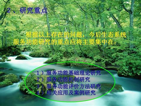 第二讲：生态系统服务功能研究进展 Word文档在线阅读与下载 无忧文档