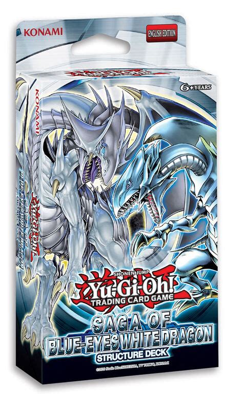 Deck De Structure Yu Gi Oh La Saga Du Dragon Blanc Aux Yeux Bleus