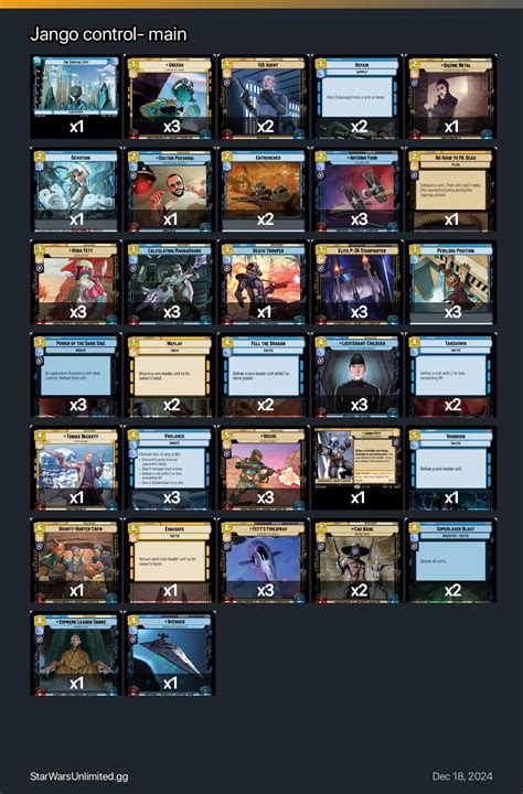 Jango Control Main Starwarsunlimitedgg