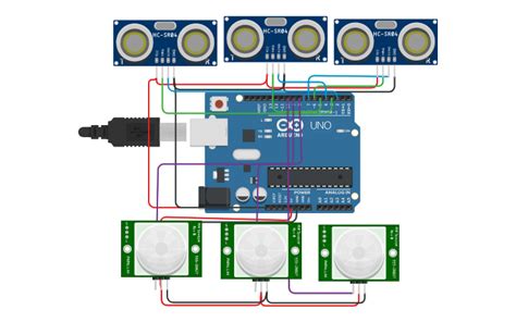 Circuit Design Security System Tinkercad