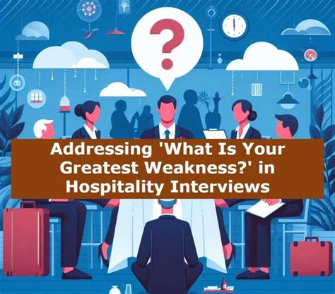 Addressing What Is Your Greatest Weakness In Hospitality Interviews
