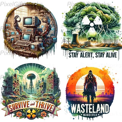 Fallout Inspired Clip Art Fallout Png Fallout Sublimation Instant