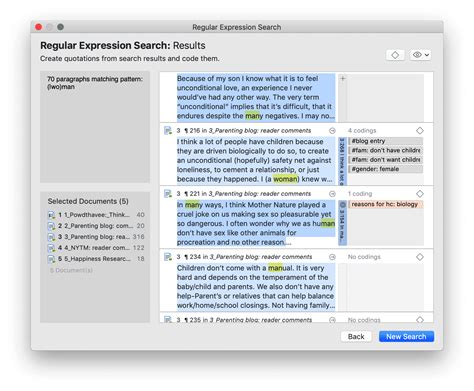 Expert Search With Regex Atlasti 25 Mac User Manual