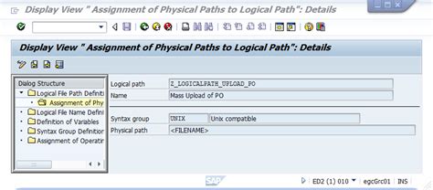 Solved Lsmw Error Concerning The Logical Path In Specify Sap