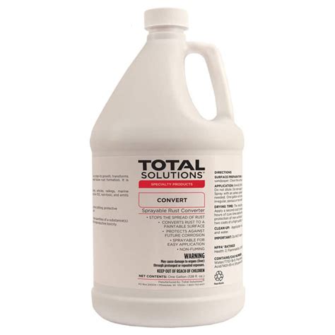 Convert Sprayable Rust Converter For Heavy Duty Rust Removal