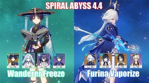 C0 Wanderer Freeze C0 Furina Xianyun Vaporize Spiral Abyss 4 4 Genshin Impact YouTube