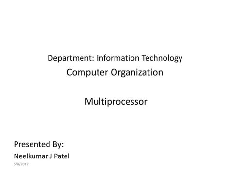 Multiprocessor Pptx