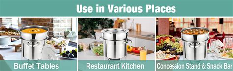 Amazon Restlrious Soup Chafer 7 QT Stainless Steel Round Soup