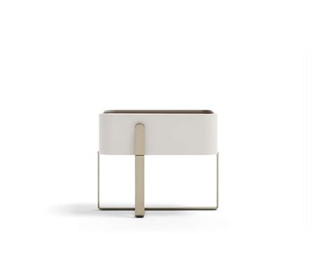 Bold Walnut Wood Bedside Table