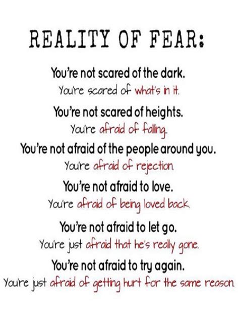 Best Quotes About Life Quotes Shower Reality Of Fear Quotes Shower