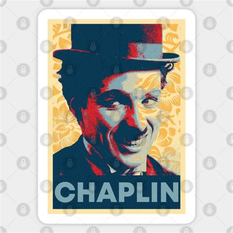 Stencil Art Chaplin Vintage Sticker Teepublic