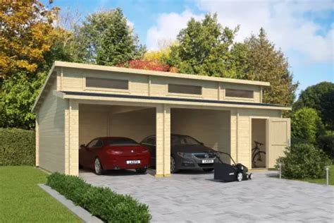 Garage Double En Bois Lasita Maja Hawaii Kukras Co Ltd