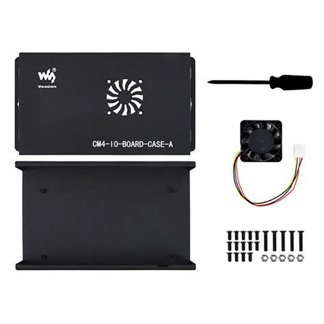 Waveshare совместим с вычислительным модулем Raspberry Pi Cm4 металлическая плата ввода вывода