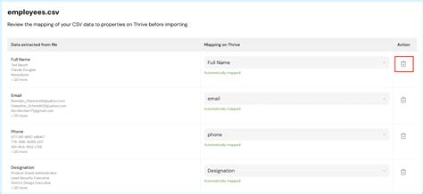 Import Employee Data From CSV Files ThriveSparrow