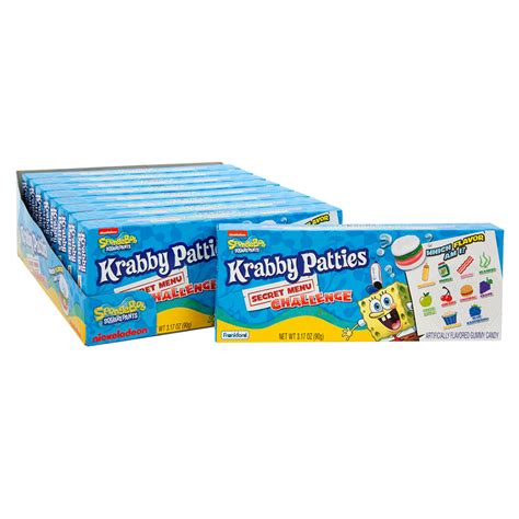 Spongebob Squarepants Krabby Patties Secret Menu Challenge 317 Oz The