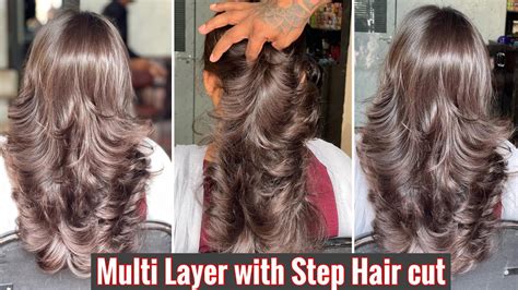 How To Multi Layer With Step Hair Cuttutorialeasy Waystep By Step
