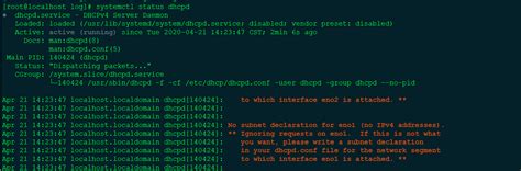 dhcp no subnet declaration for xxx no ipv4 addresses 报错 阿里云开发者社区