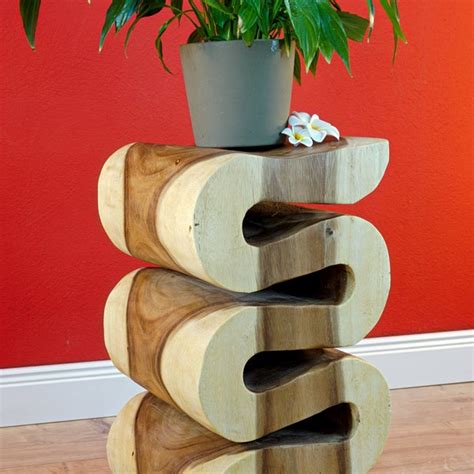Acacia Bedside Table Etsy