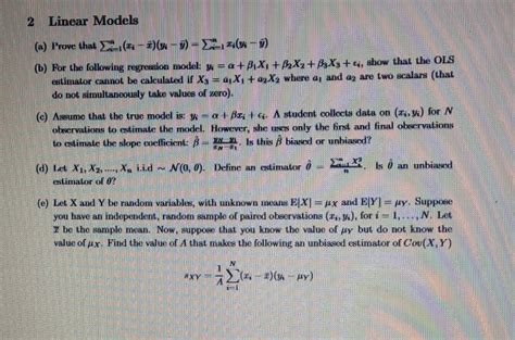 Solved a Prove that i n xixˉ yiyˉ i nxi yiyˉ b Chegg com