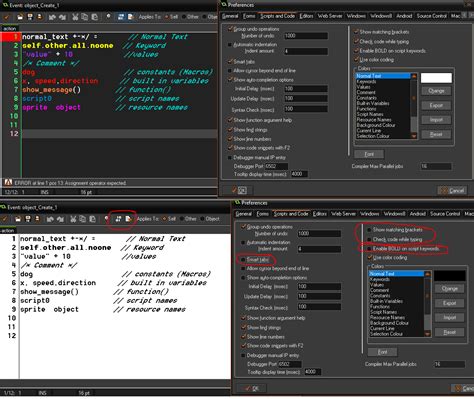 Syntax Highlighting Rgamemaker