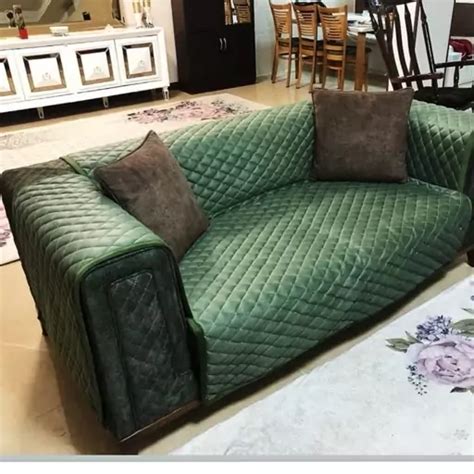خرید و قیمت کاور مبل 3لایه دکوراتیو 7نفره با پارچه مسکو جنس خود مبل27