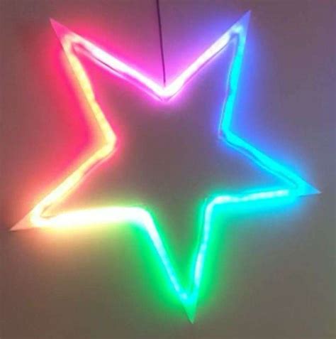 Xmas Star Door Window Hanger Arduino Nano And WS2812 LEDS With LDR