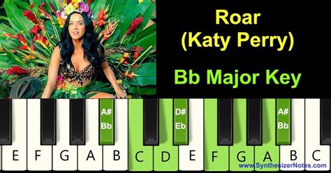 Roar Piano Notes And Chords Katy Perry Piano Keyboard Notes