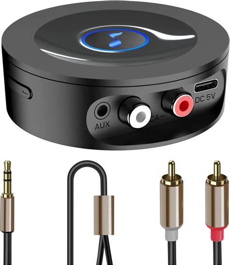 Amazon Com GTMEDIA Bluetooth Receiver Low Latency Audio Bluetooth Receiver Bluetooth