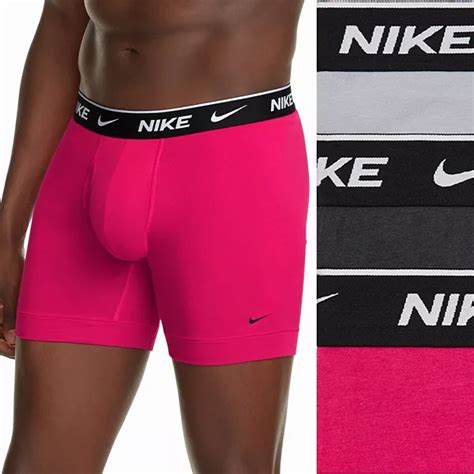 Mens Nike 3 Pack Everyday Stretch Boxer Briefs