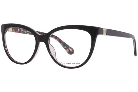 Kate Spade Cherette Ina Eyeglasses Womens Black Full Rim Cat Eye 54 17