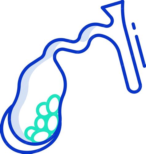 Premium Vector Gallbladder Disease Outline Color Vector Illustration