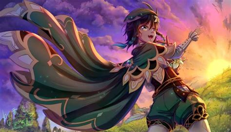 Ảnh Venti 4k Đẹp Venti Chibi Anime 30 Hình Nền Venti Cute