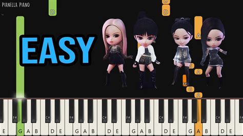Blackpink The Girls Easy Piano Tutorial By Pianella Piano Youtube