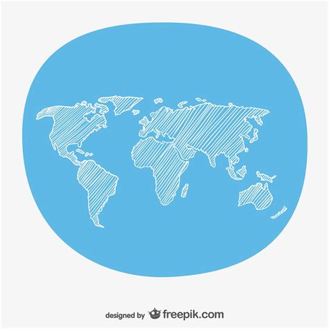 Контурная Карта Мира Изображения скачать бесплатно на Freepik