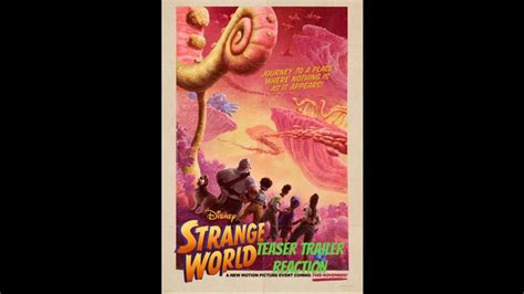 Strange World Teaser Trailer Reaction Youtube