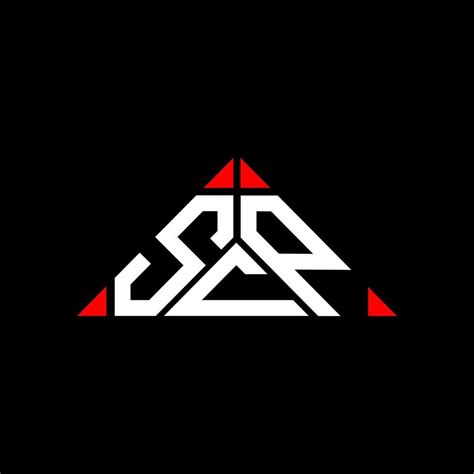 Scp Letter Logo Creative Design With Vector Graphic Scp Simple And