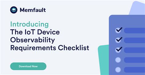 Iot Device Observability Requirements Checklist Techonline