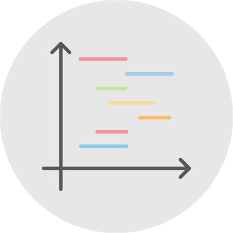 Gnatt Chart Line Filled Light Icon 44105062 Vector Art At Vecteezy
