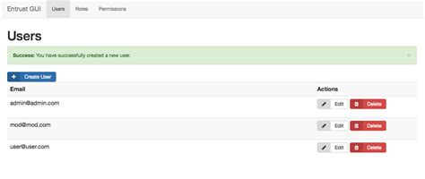 Github Acoustepentrust Gui A Laravel 5 Gui For Entrust