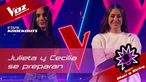 Julieta Celiz Y Cecilia Mirabile Coacheo Knockouts La Voz