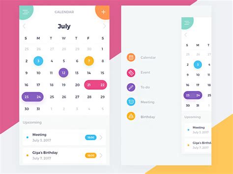 60 superb date picker and calendar ui designs bashooka