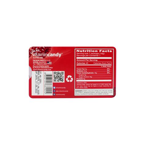 JAKE VITAMIN CANDY TABLET RASPBERRY 15S 001 - VIVAPharmacy