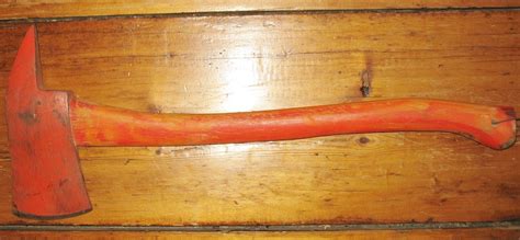 Vintage Fire Axe Firefighting Ax 2p Firemans Tool Pick Head