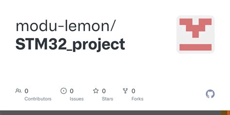 Github Modu Lemon Stm Project