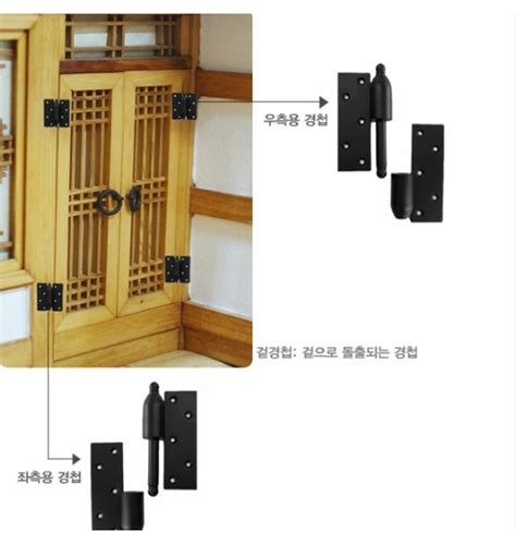 기와집 건축 옛날 장식 겉경첩 30x77mmx16ø 좌측 한옥경첩 한옥문경첩 겉경첩 한옥부속품 옛날장식 티몬