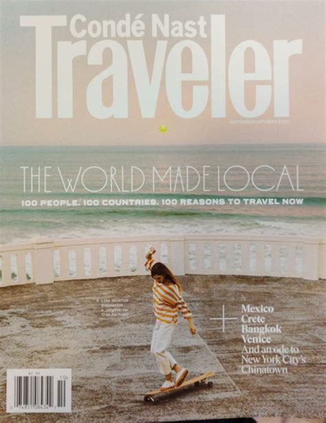 Conde Nast Traveler Magazine September October 2021 The World Made