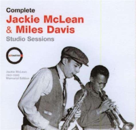 Studio Sessions Spanish Import Jackie McLean Miles Da CD Album