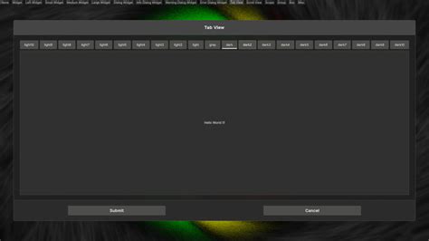uitoolkit theme style sheet