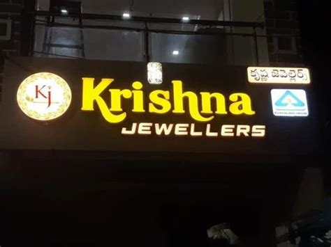 Rectangle Acrylic LED Sign Board For Promotional At Sq Ft In Hyderabad